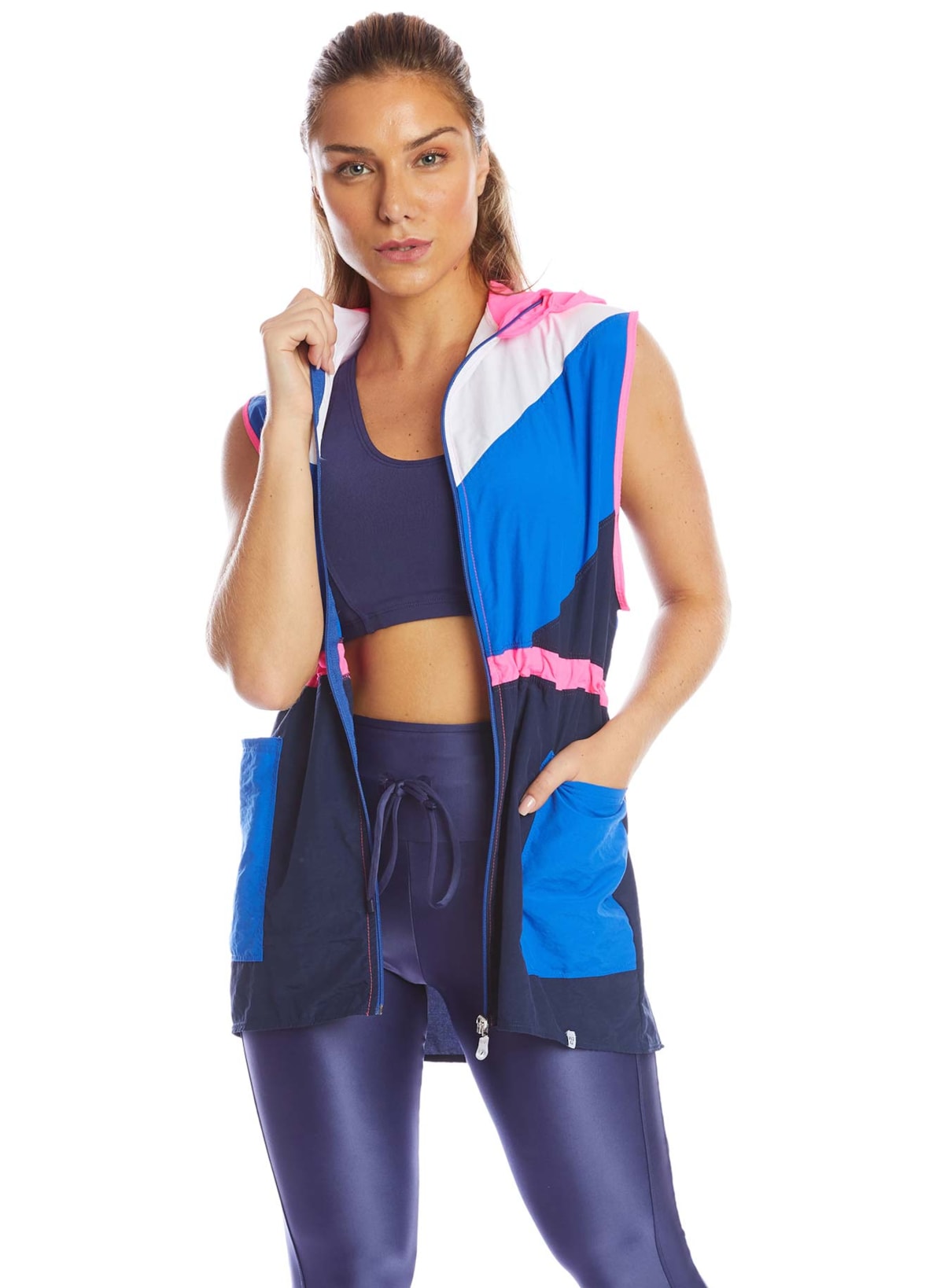 Colete Estelar Azul Marinho / Azul Gel